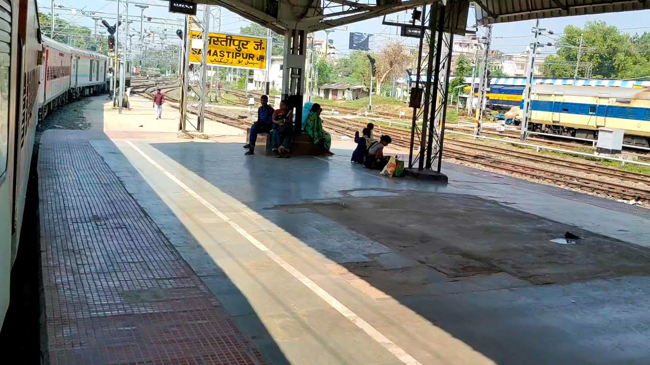 Train Departing From Samastipur Junction Railway Station || JYG ASR ...