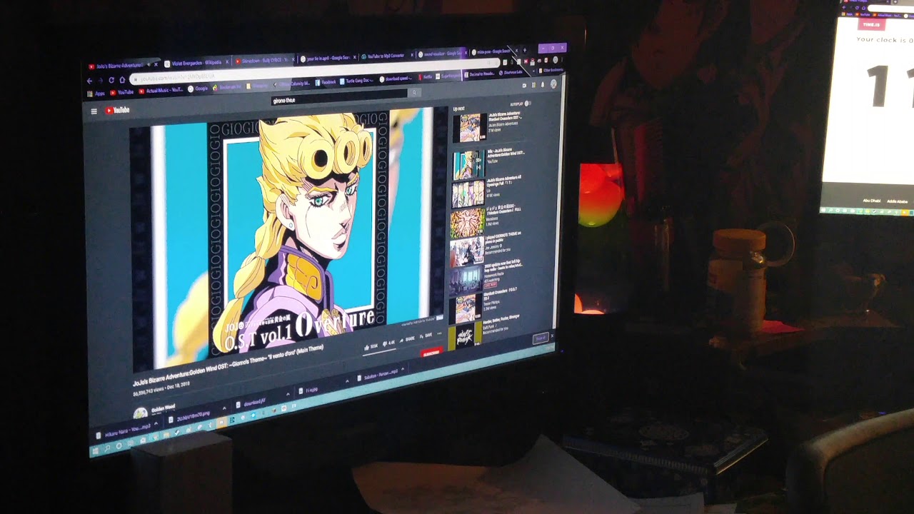 Giorno's theme synced with the new year - YouTube