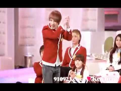 [FANCAM] 100125  Key dacing to After School's Becase Of You @ SGB Recording