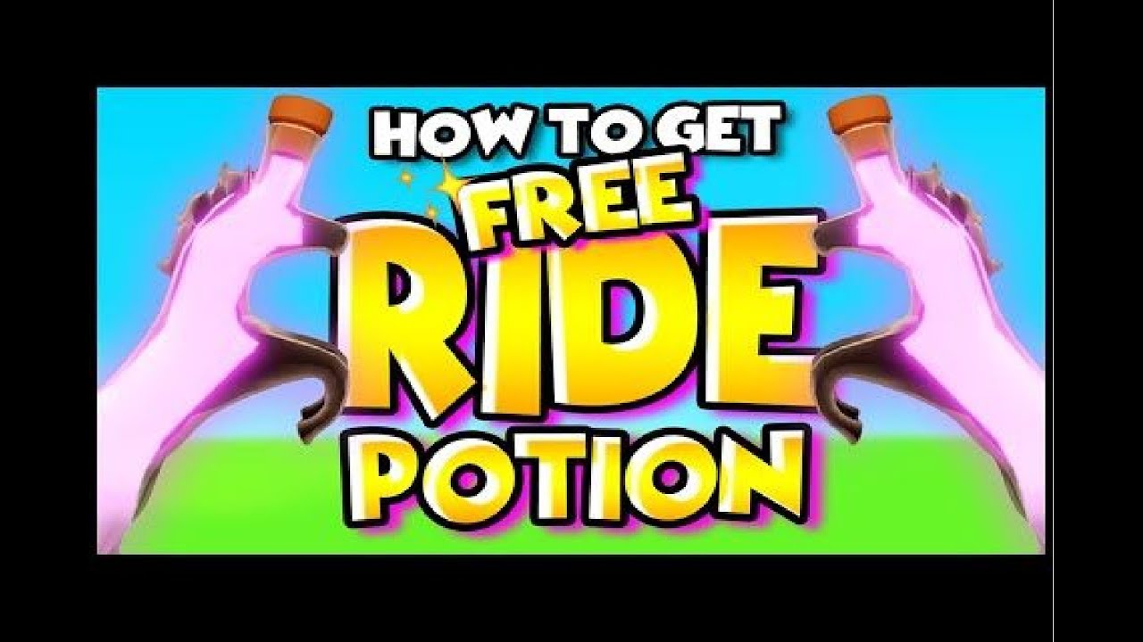 How to get a FREE ride potion!!! - YouTube