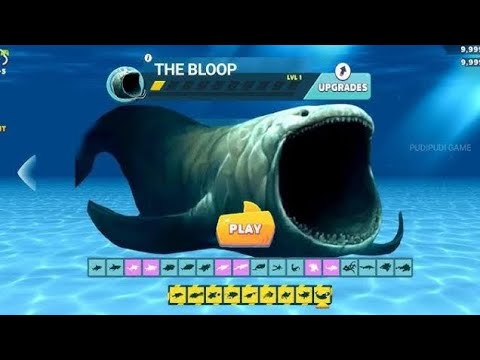 Hangry sharks world in Evolution New All 44 sharks unlocked Hack game ...