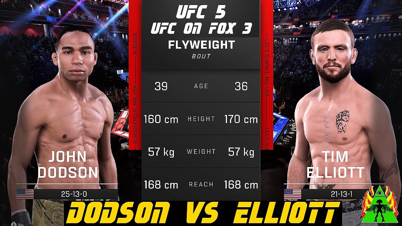 UFC 5 - DODSON VS ELLIOTT - YouTube