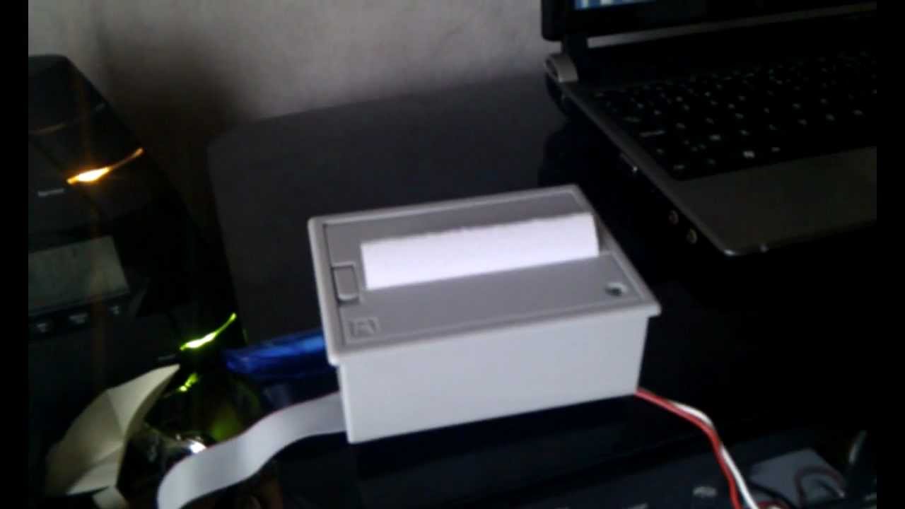 Brightek Thermal Printer WH-E19 with USB - YouTube