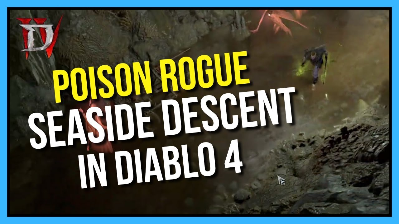 Diablo 4 - Nightmare Solo Poison Rogue Gameplay at Seaside Descent ...