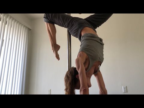 Handstand Back & Leg Stretch - YouTube