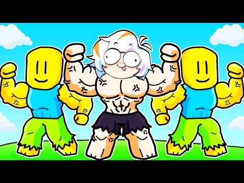VOLVIENDOME EL MAS FUERTE EN ROBLOX COMPLETO (LIGA DE GIMNASIO ROBLOX)