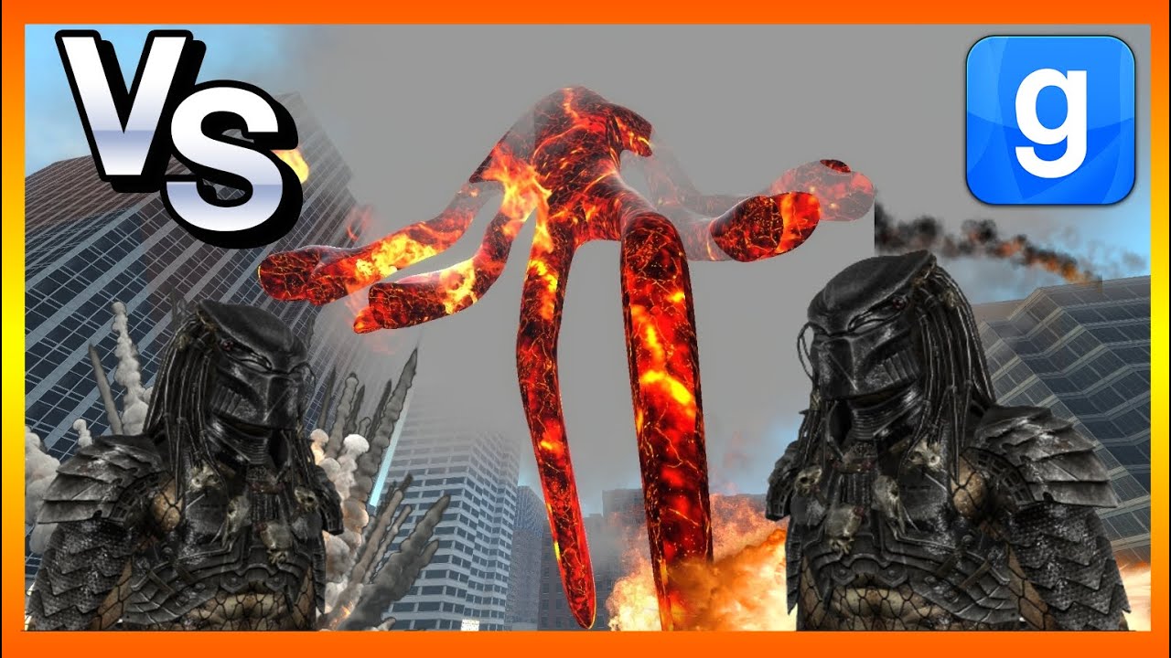 Hexapod Giant Nextbor VS Yautja Predator Armies SNPC Fight Garry's Mod ...