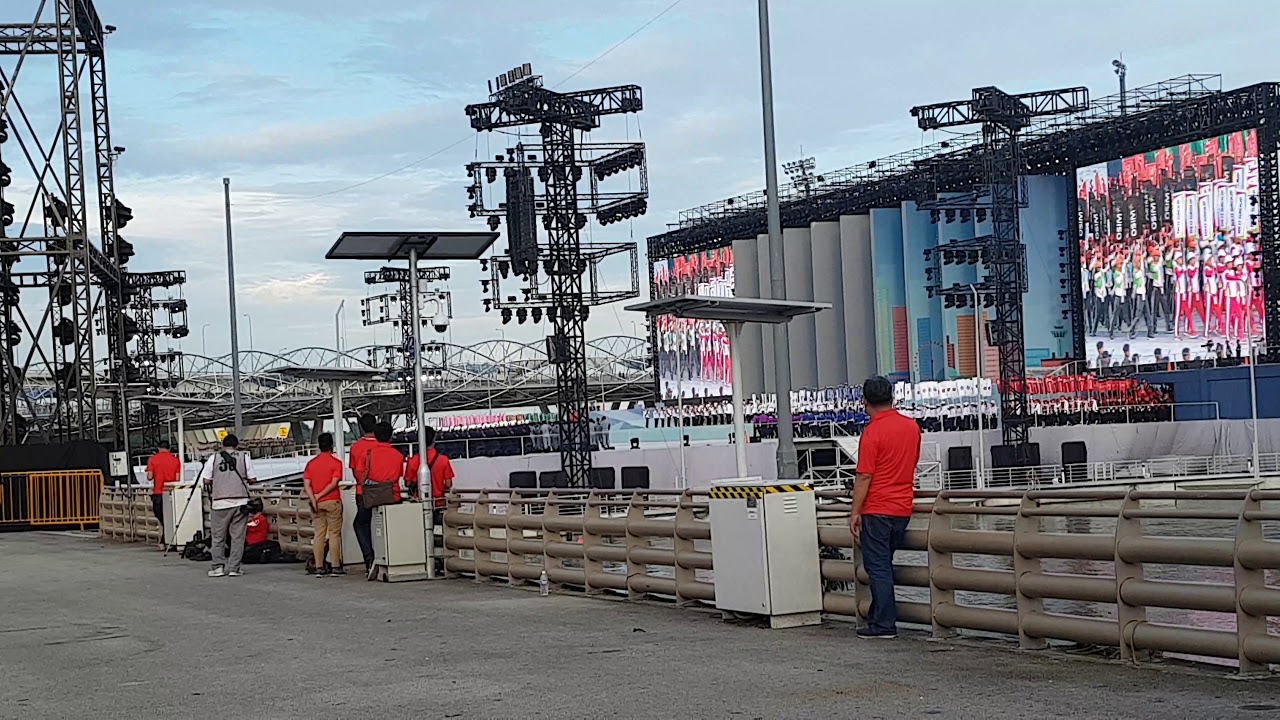 NDP 2018 CR3 Supporting Contingent March In - YouTube