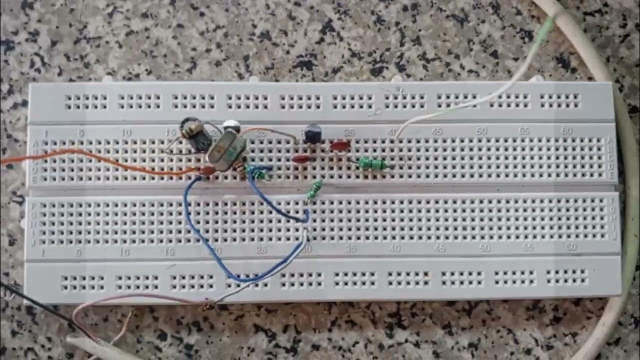 Simple fm transmitter using crystal oscillator - YouTube