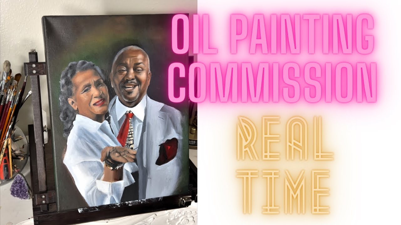 013 Oil painting Commission Real Time Painting - YouTube