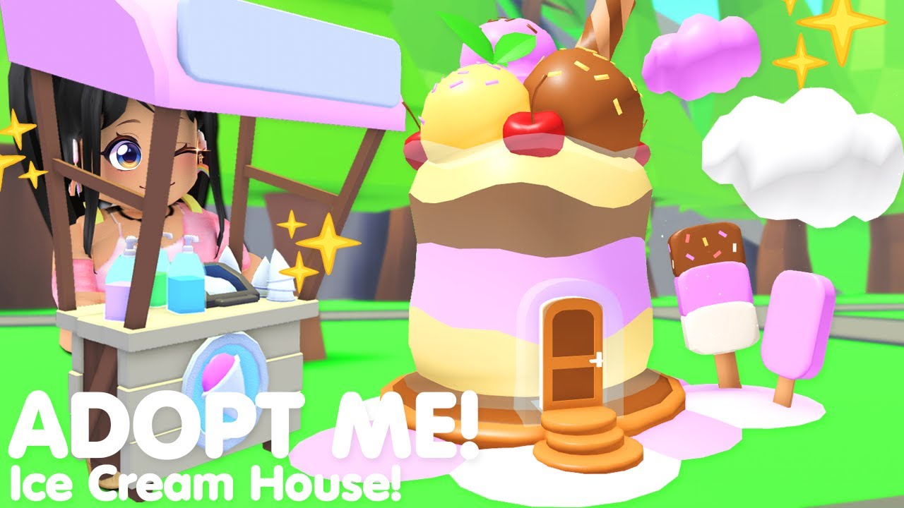 NEW ICE CREAM HOUSE & CONE STAND in Adopt Me! (roblox) - YouTube