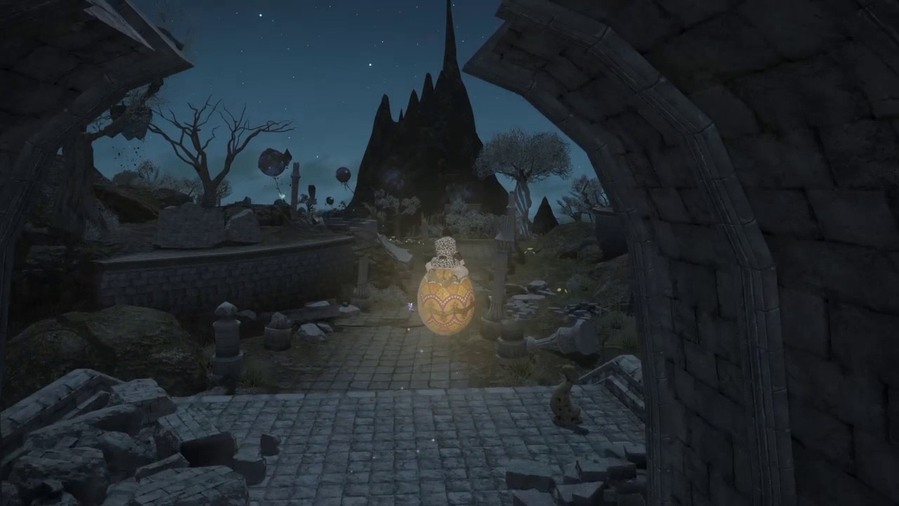 FFXIV Heavensward Hatching Tide event (2017) Eggshilaration Mount - YouTube