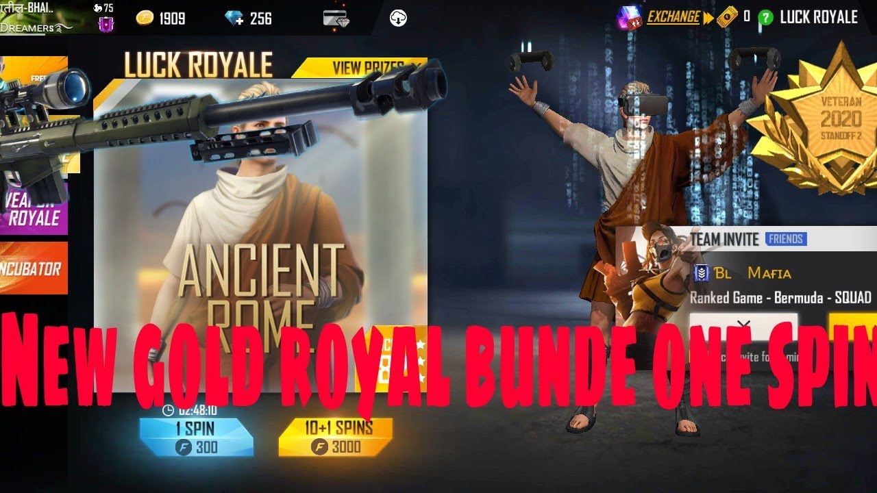 new gold royal bunde one spin - YouTube