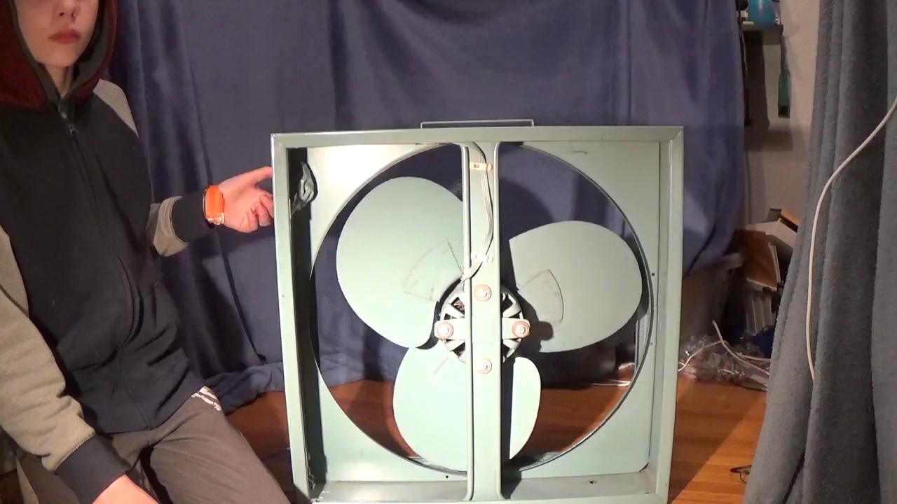 Ge box fan - YouTube