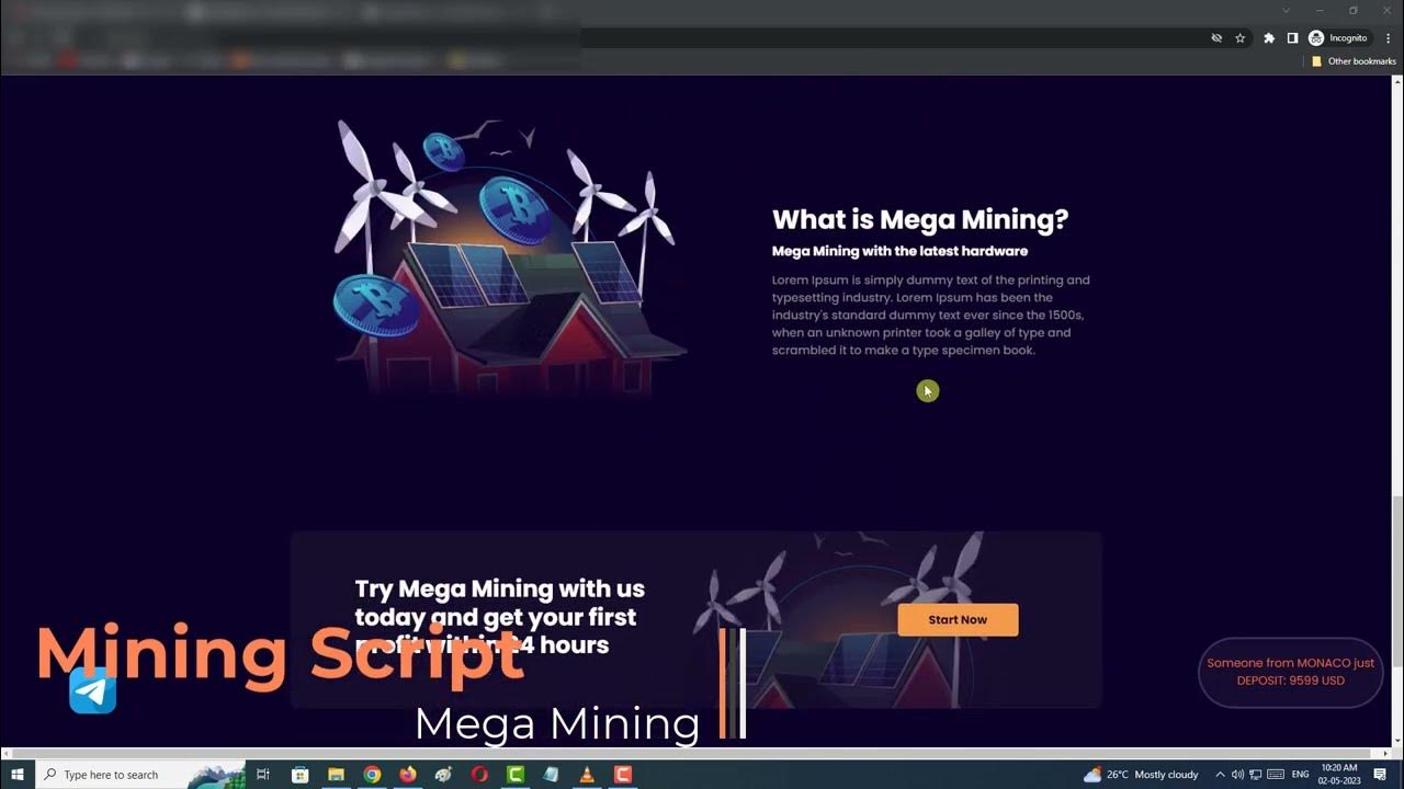How to Buy Mining Script Cheapest Price | MegaMining - YouTube