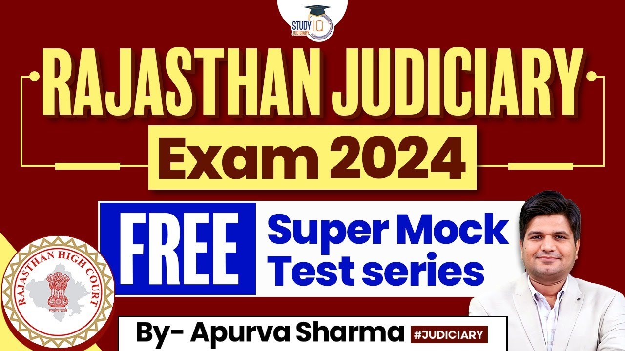 Rajasthan Judiciary Exam 2024 | Free Super Mocks Test Series | Daily at ...