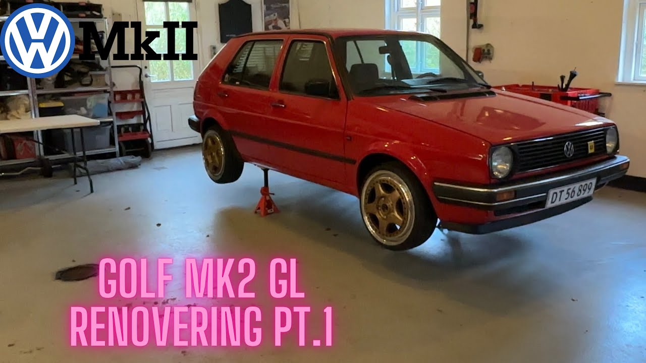 VW Golf Mk2 GL renovering Pt. 1 - YouTube