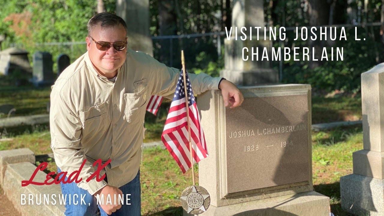 Visiting Joshua L Chamberlain in Brunswick, Maine - YouTube