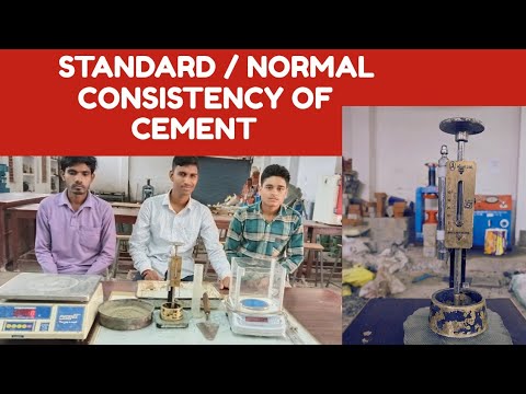 Standard Consistency of Cement Test | Civil Engineering Lab Practical ...