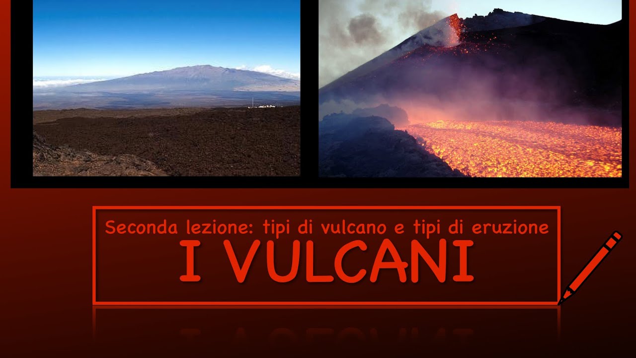 Tipi di vulcano e tipi di eruzione - YouTube