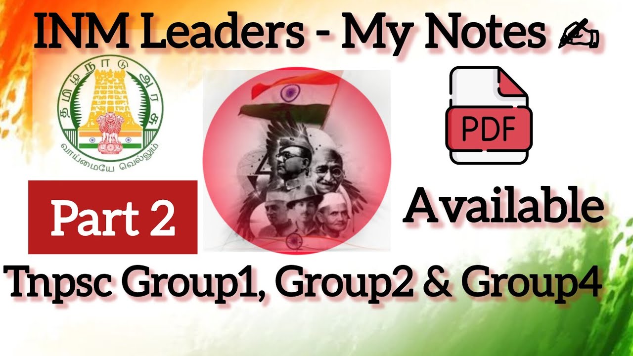 INM Leaders | Part 2 | All important Points Covered | My Notes | PDF in ...