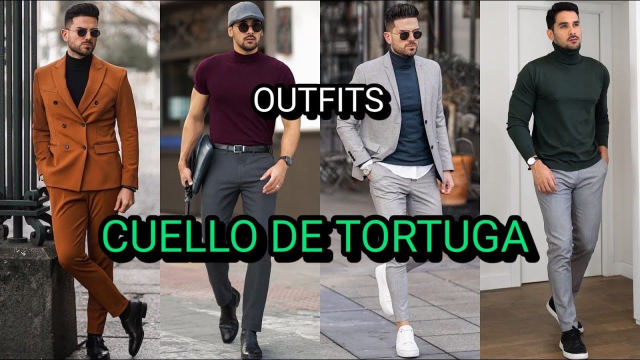 OUTFITS con cuello alto (CUELLO DE TORTUGA) para hombre suéteres y ...