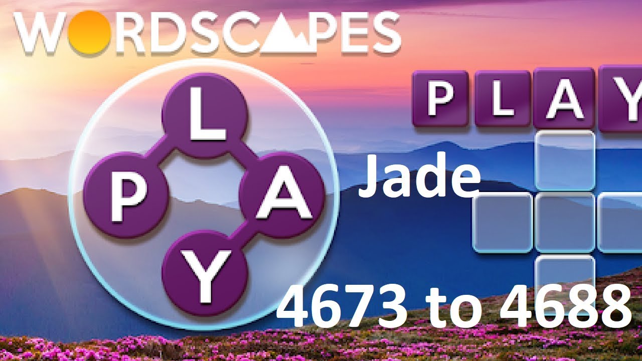 Wordscapes Level 4673 to 4688 - YouTube