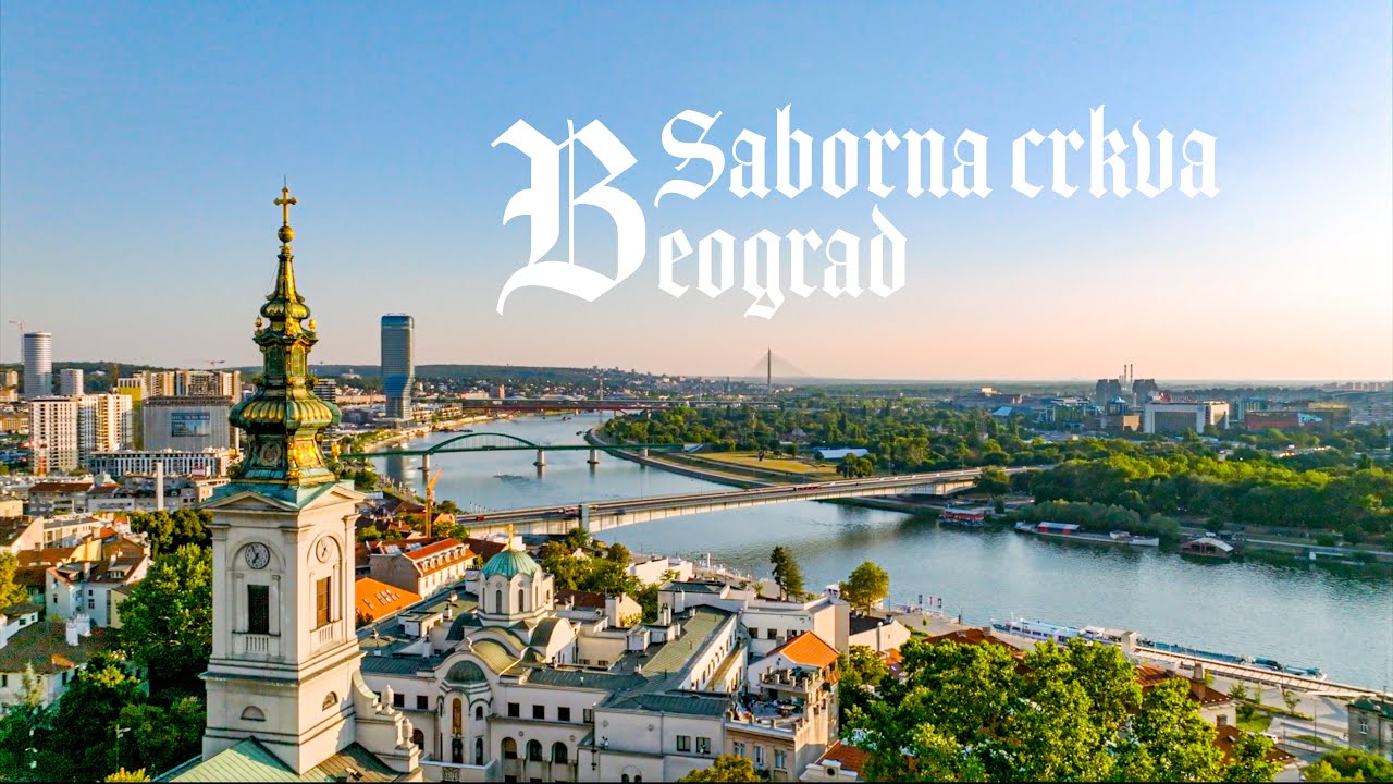 Saborna crkva Beograd DRONOM, Belgrade panorama by drone, Belgrade ...