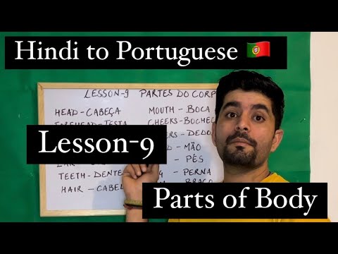 Parts of Body in Portuguese | Portugal | European language | #europe # ...