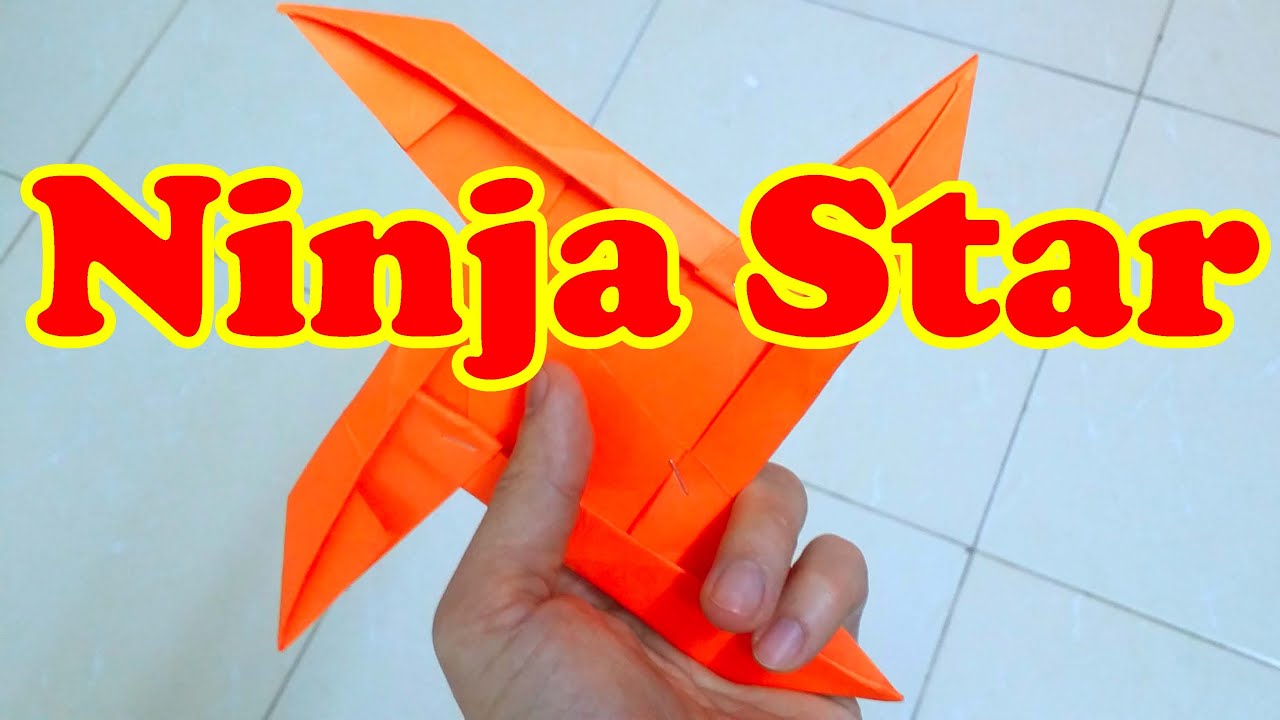 How To Make A Paper Ninja Star 4 Pointed Origami YouTube how-to-make-a-paper-ninja-star-4-pointed-origami-youtube