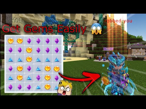 𝗧𝗶𝗽𝘀 and 𝗧𝗿𝗶𝗰𝗸𝘀 to get 𝗨𝗻𝗹𝗶𝗺𝗶𝘁𝗲𝗱 Gems😱 || Farm Gems😱 || Sky block ...