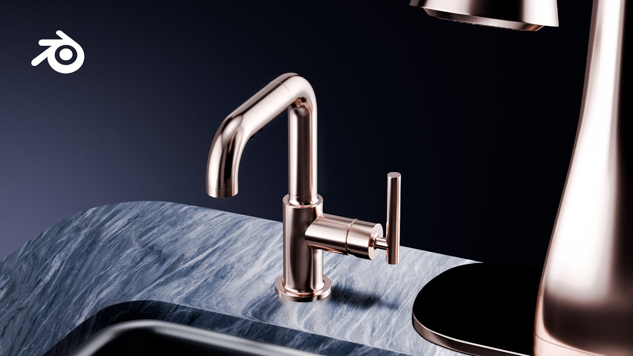 Faucet Animation | 3D Product Visualization in Blender - YouTube