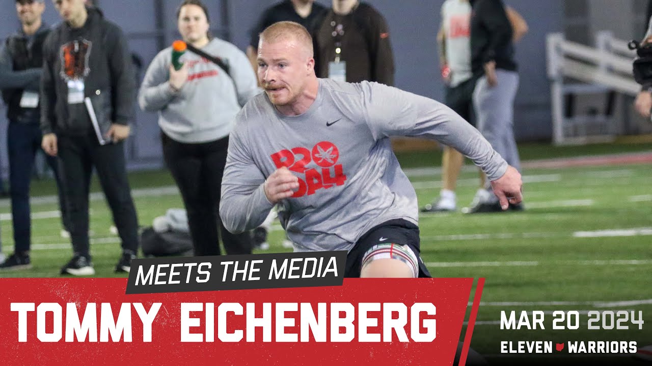 Tommy Eichenberg breaks down his performance at Ohio State's pro day and his pre-draft ...