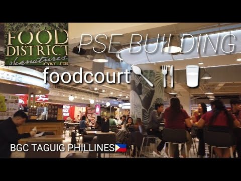 FOOD DISTRICT signatures ON 5th at PSE BUILDING lowerground flour / BGC ...