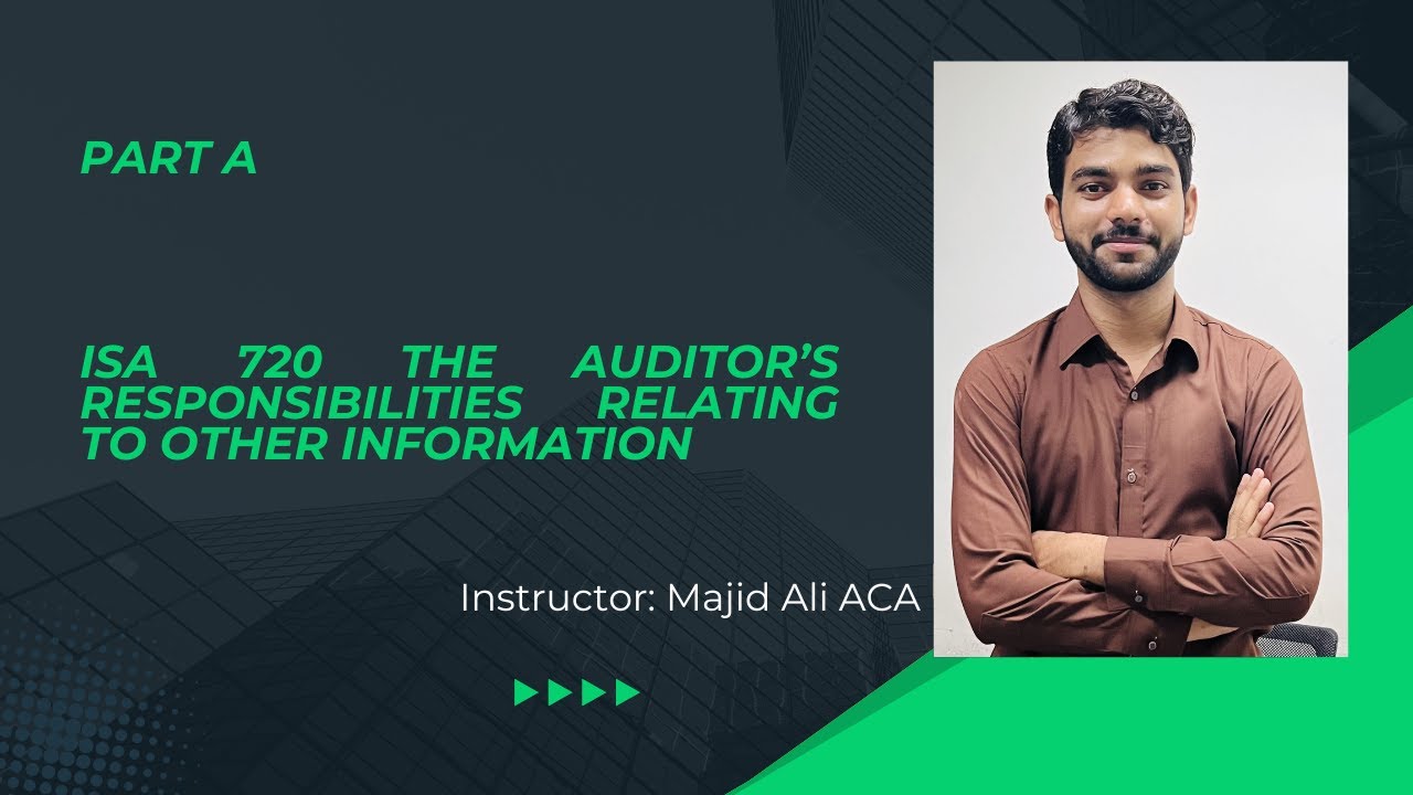 Part A ISA 720 THE AUDITOR’S RESPONSIBILITIES RELATING TO OTHER ...