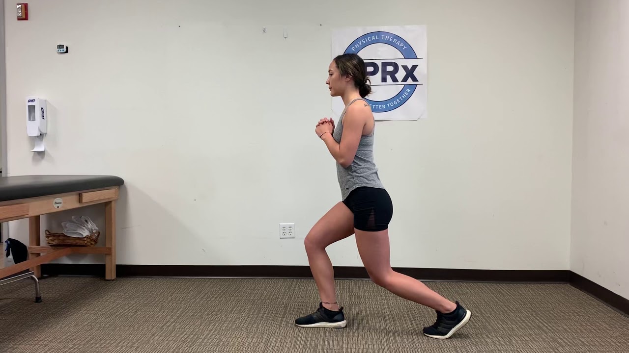 Shallow lunge - YouTube