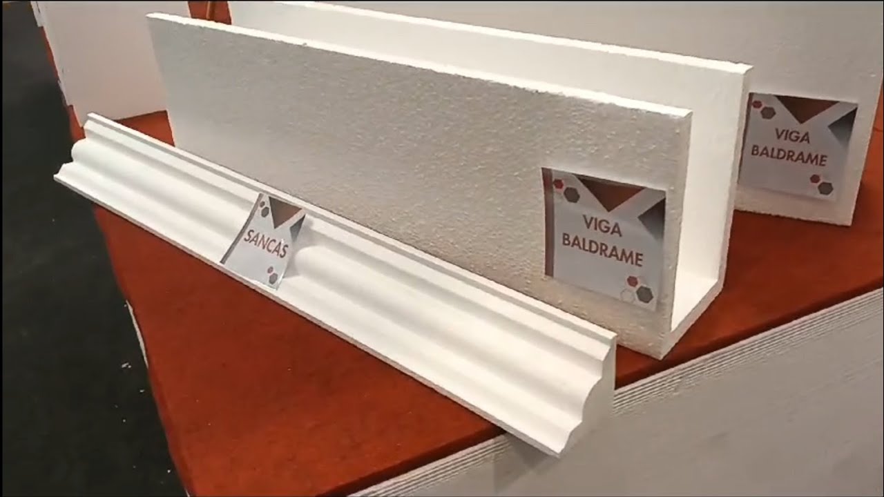 VIGA BALDRAME DE ISOPOR, NOVIDADES NA FEIRA DA CONSTRUÇÃO, PARQUE ...