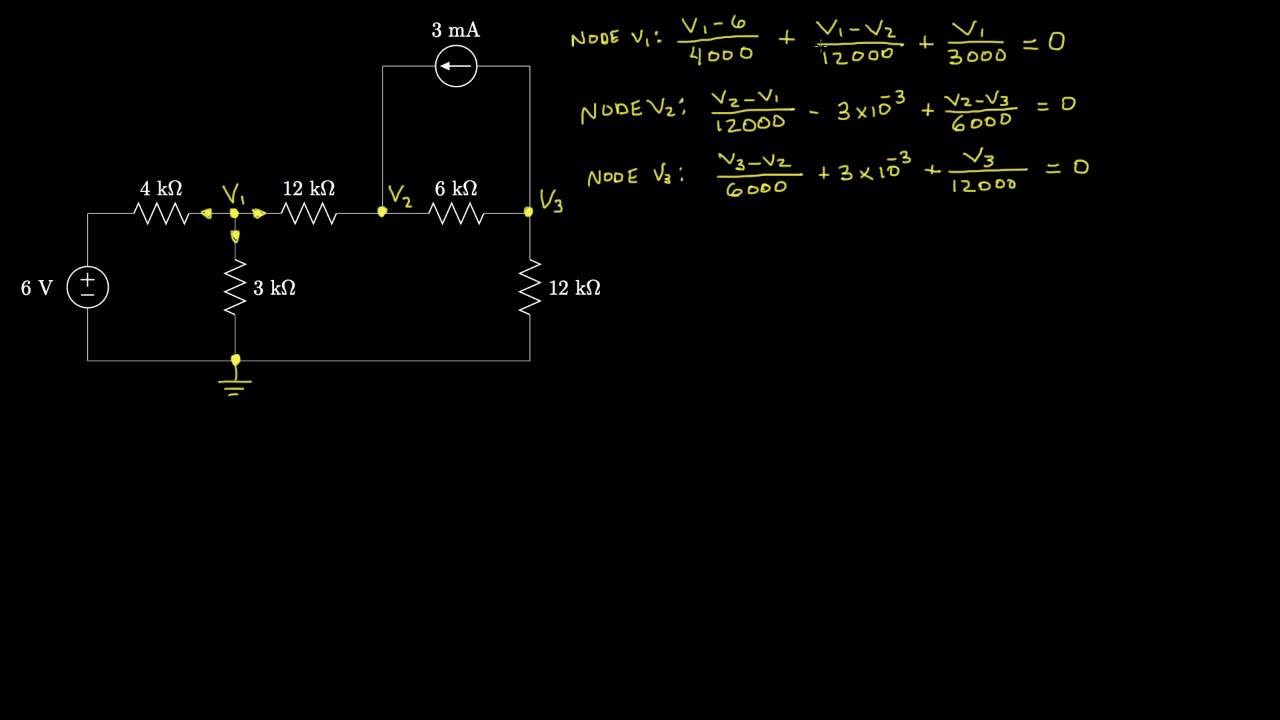 Introduction to the Node-Voltage Method - YouTube