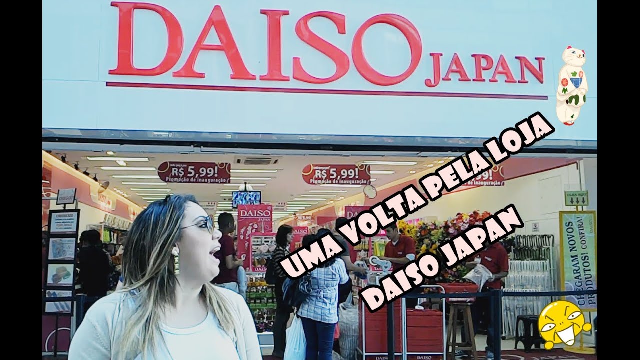 Uma volta pela loja Daiso Japan Brasil - YouTube