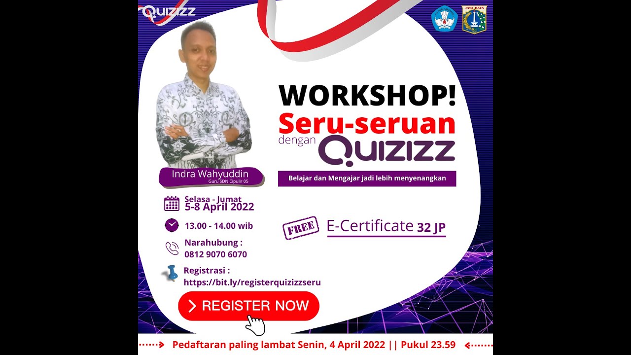 Pengumuman Workshop Seru-seruan dengan Quizizz - YouTube