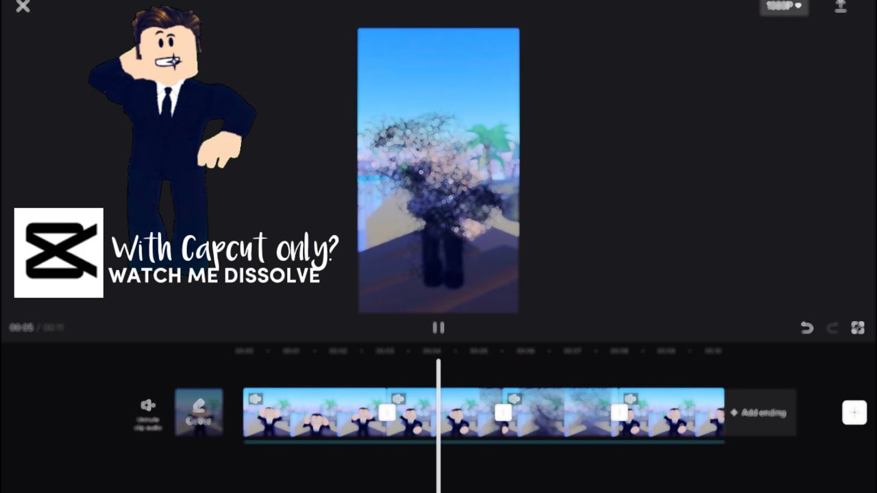 Watch Me Dissolve Roblox Edit Tutorial With Capcut! **REQUESTED** - YouTube