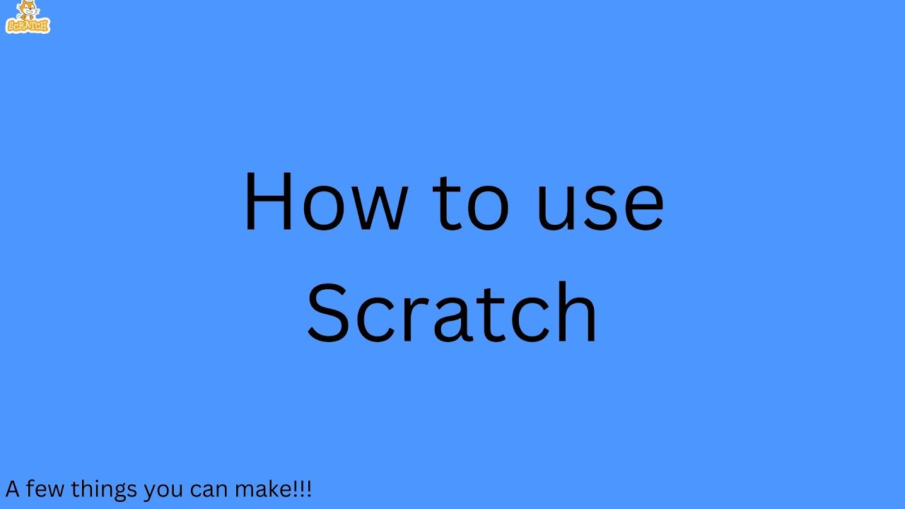 Scratch things you can make at home!!! - YouTube