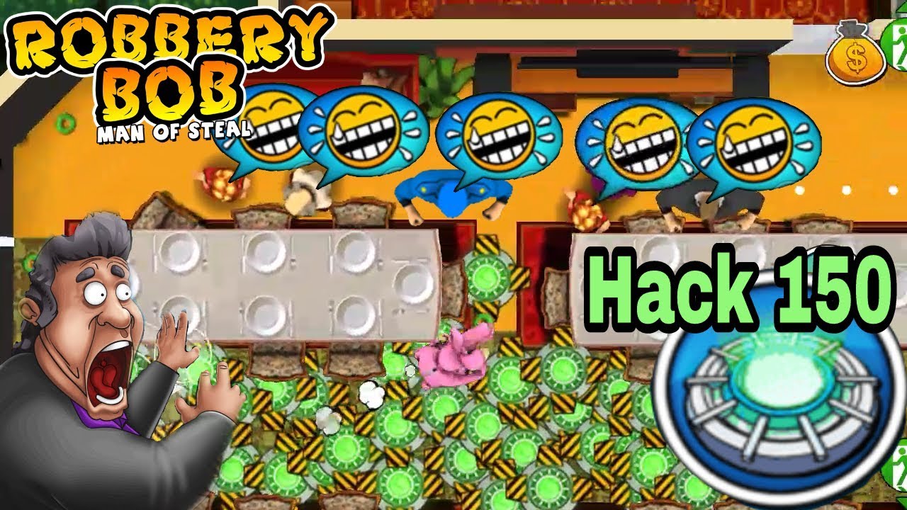 Robbery Bob Hack: Pranking Police VS 150 Teleport Mine Part 3 - YouTube