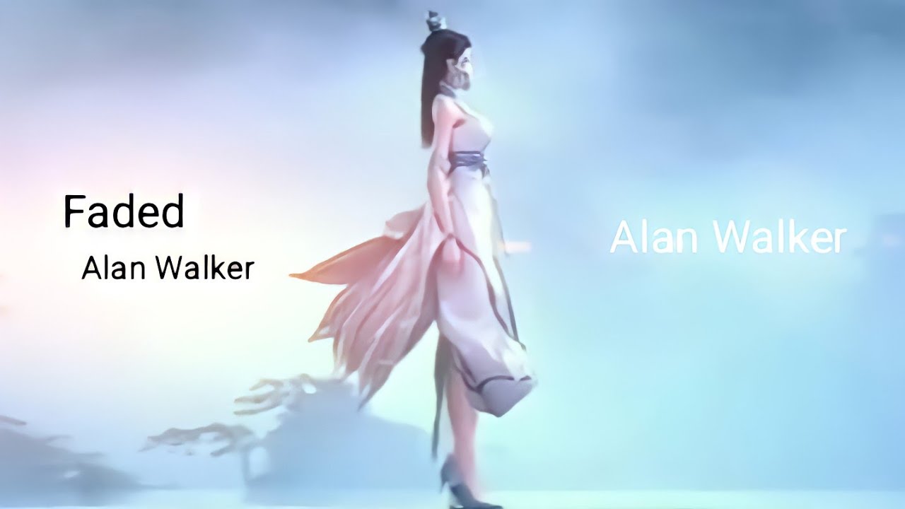 Alan Walker Faded Remix Nightcore Animated video...PE Music..#animated ...