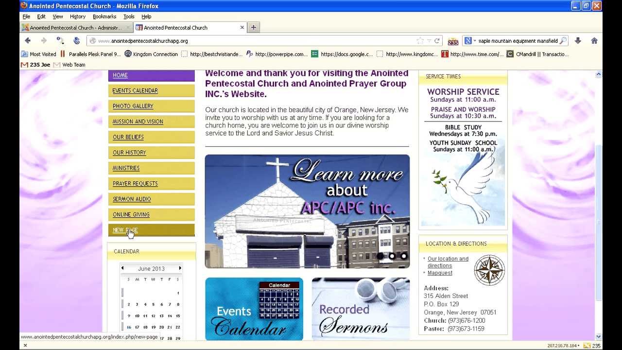How to create a new page (article) in your website using Joomla 2.5 ...