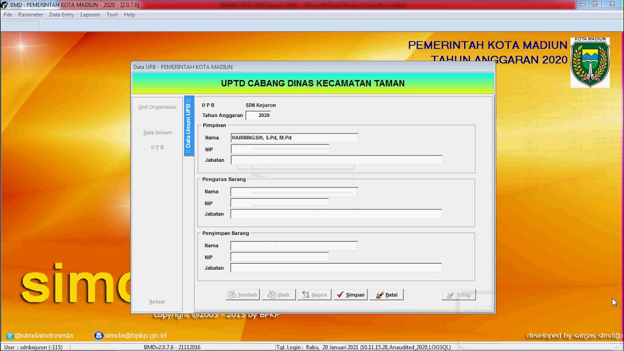 cara print simda BMD - YouTube