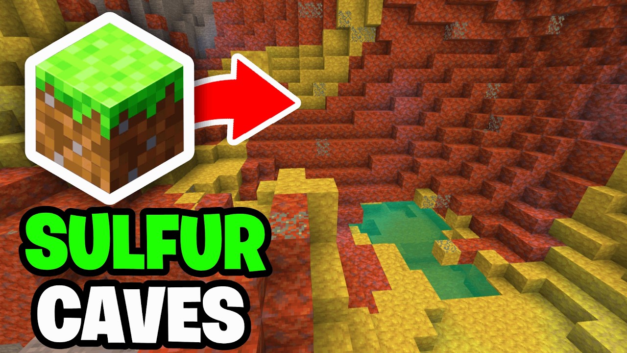 How To Find Sulfur Caves Biome In Minecraft! - Java & Bedrock - YouTube