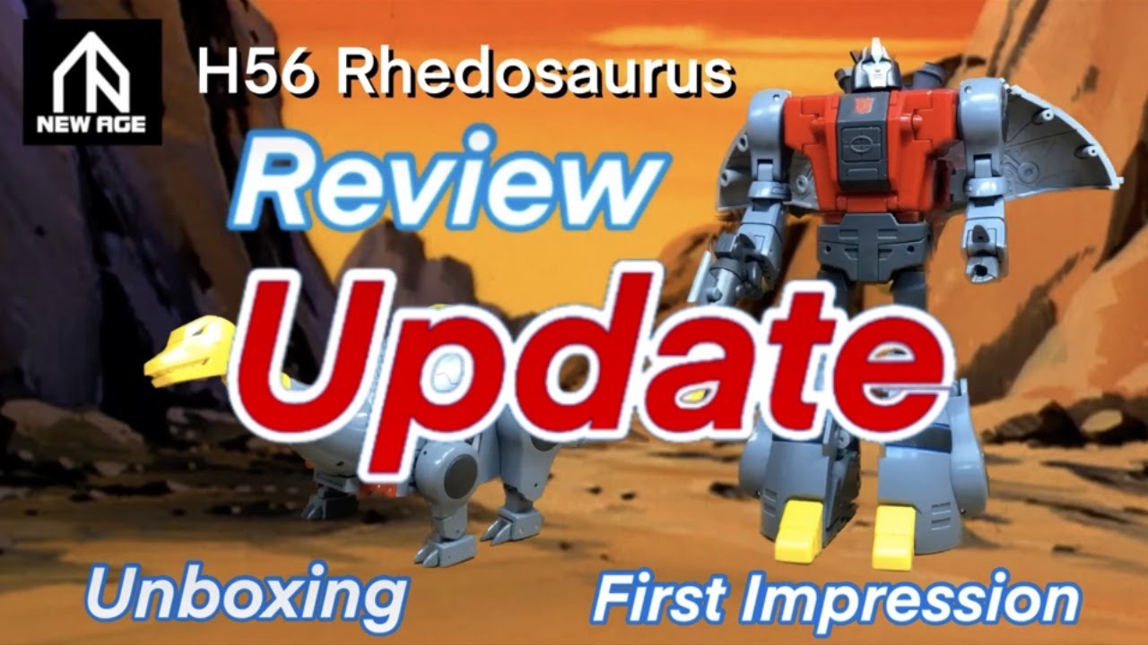 UPDATE NewAge H56 Rhedosaurus (AKA G1 Dinobot Sludge) - YouTube