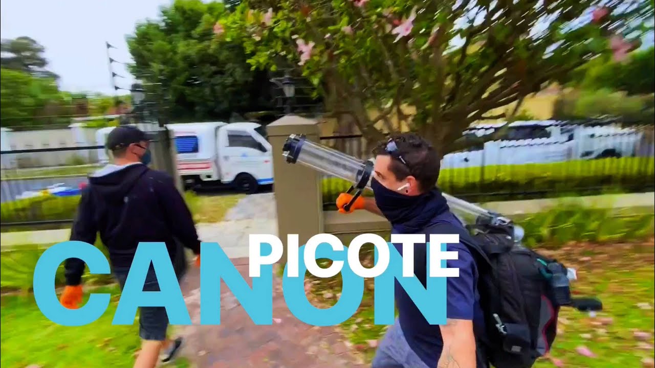 Inversion Drain Lining with Picote Cannon after Concrete removal - YouTube