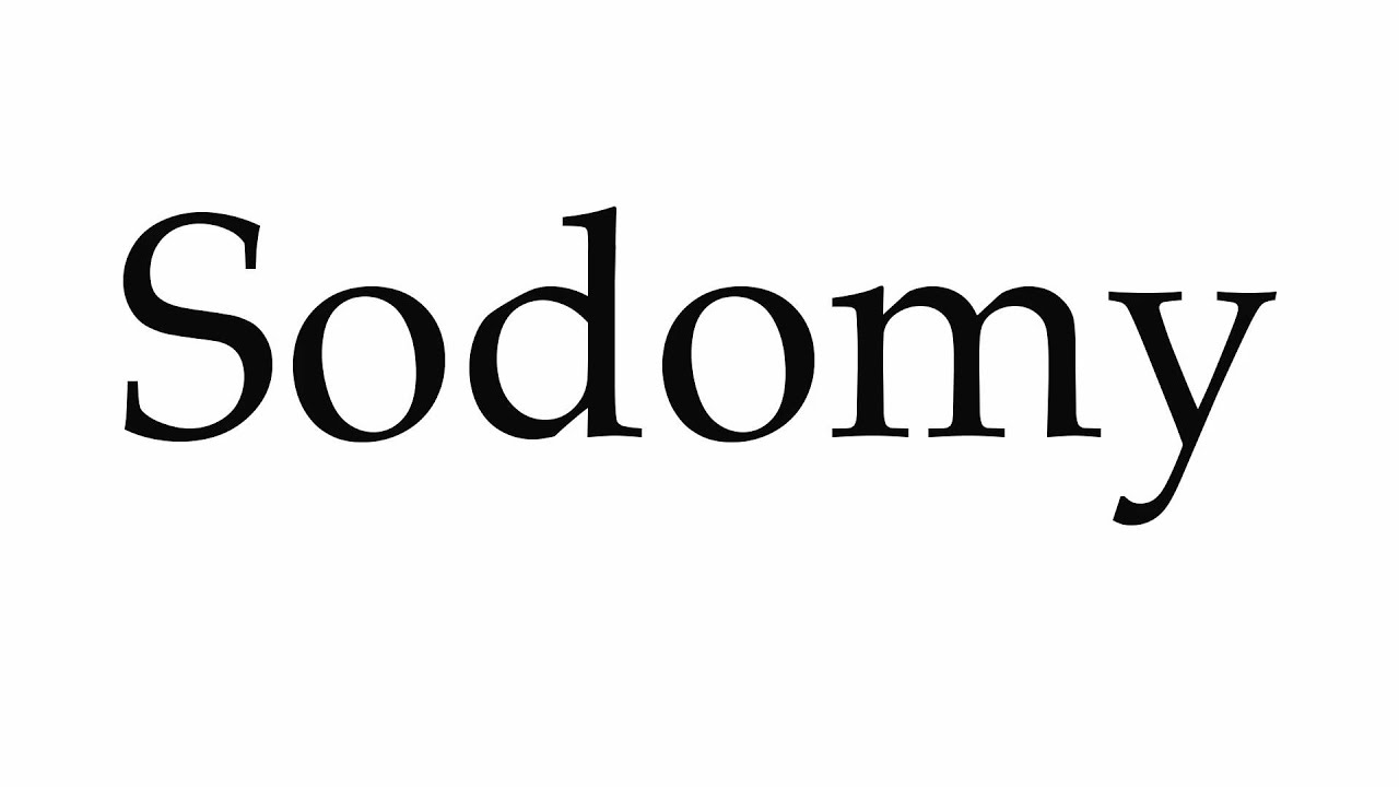 How to Pronounce Sodomy - YouTube